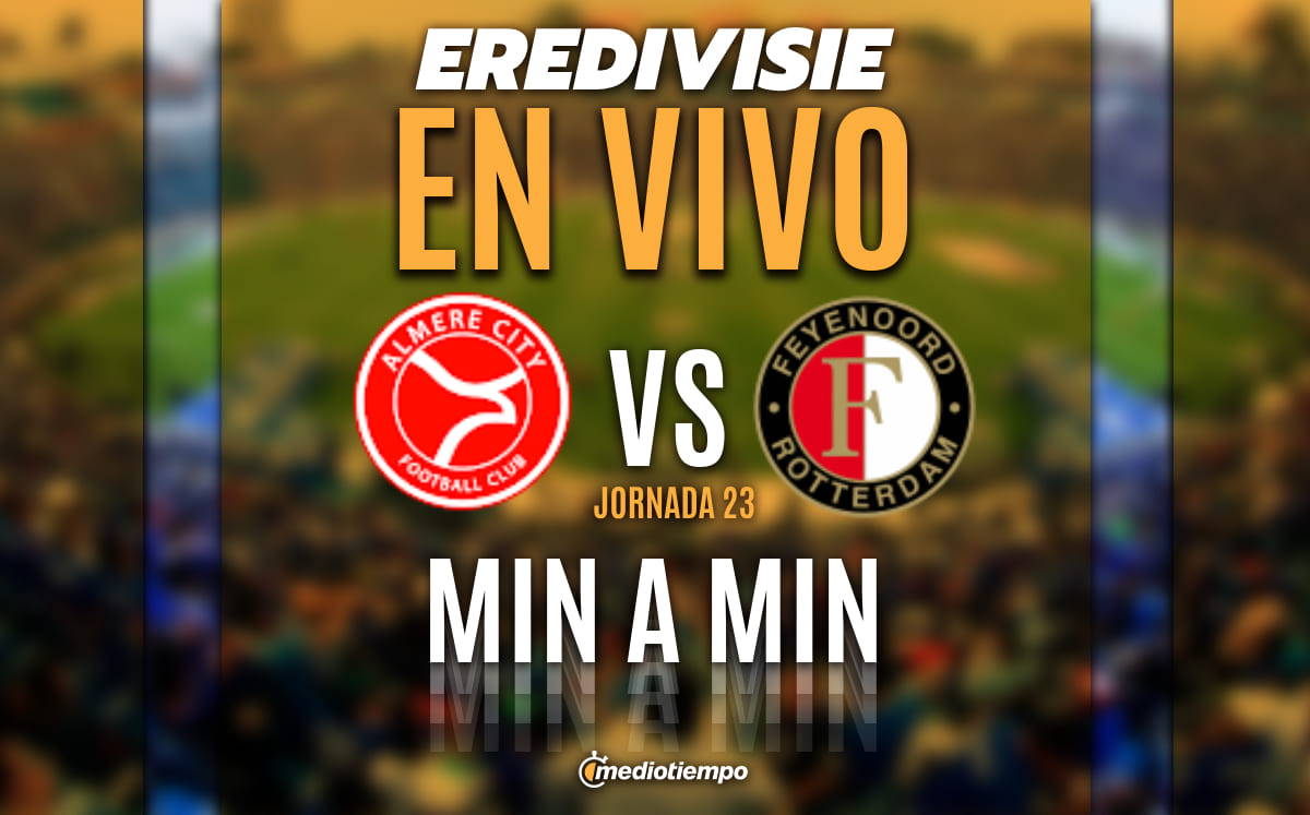 Almere vs. Feyeenord EN VIVO partido online HOY Eredivisie 2024 ...