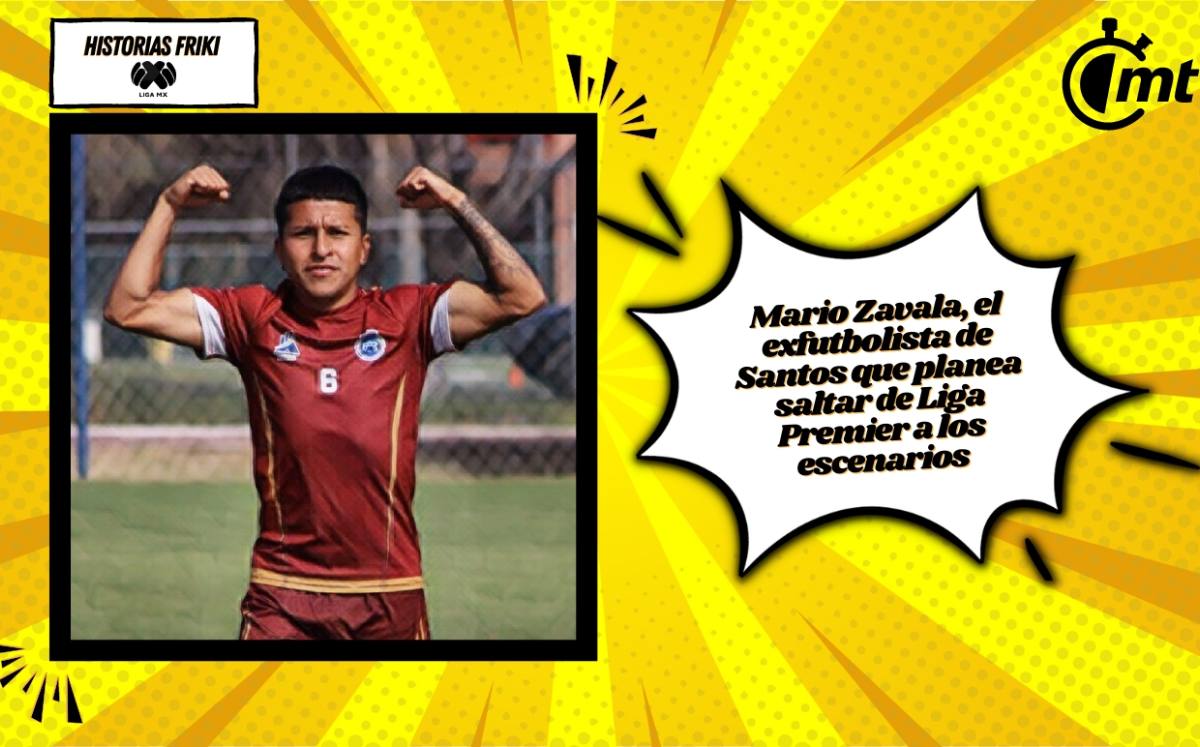 Mario Zavala, exjugador de Santos que planea saltar a los escenarios