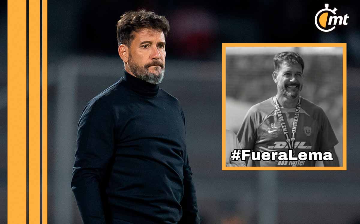 Afición de Pumas pide salida de Gustavo Lema tras derrota ante Toluca