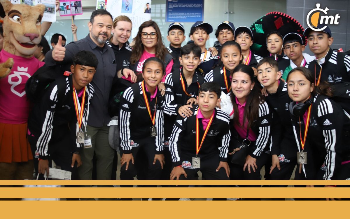 Reciben a México U14 como campeones tras World Challenge