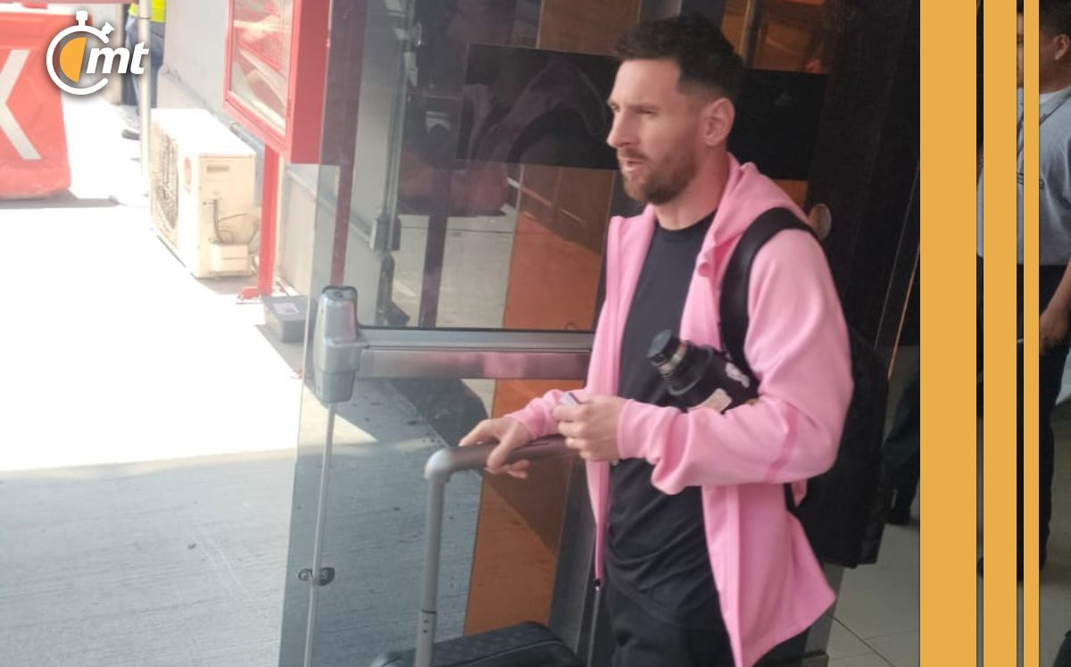 Messi llega a Monterrey previo al duelo Rayados vs Inter