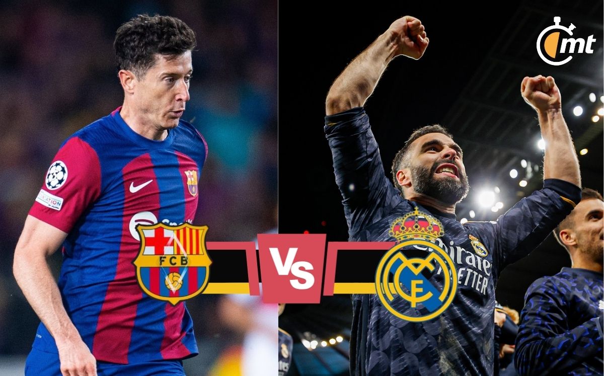 Real Madrid vs Barcelona; horario y dónde ver Clásico Español 2024