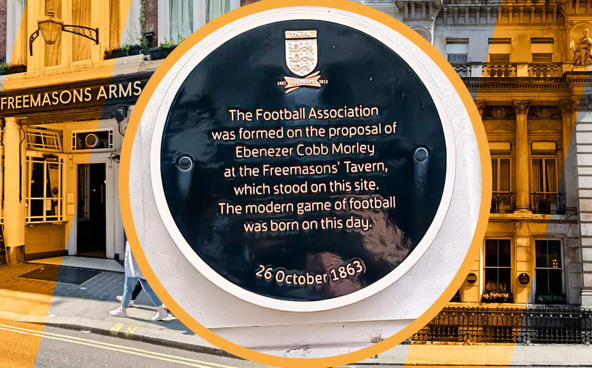 Taberna Freemasons; donde se creó el futbol