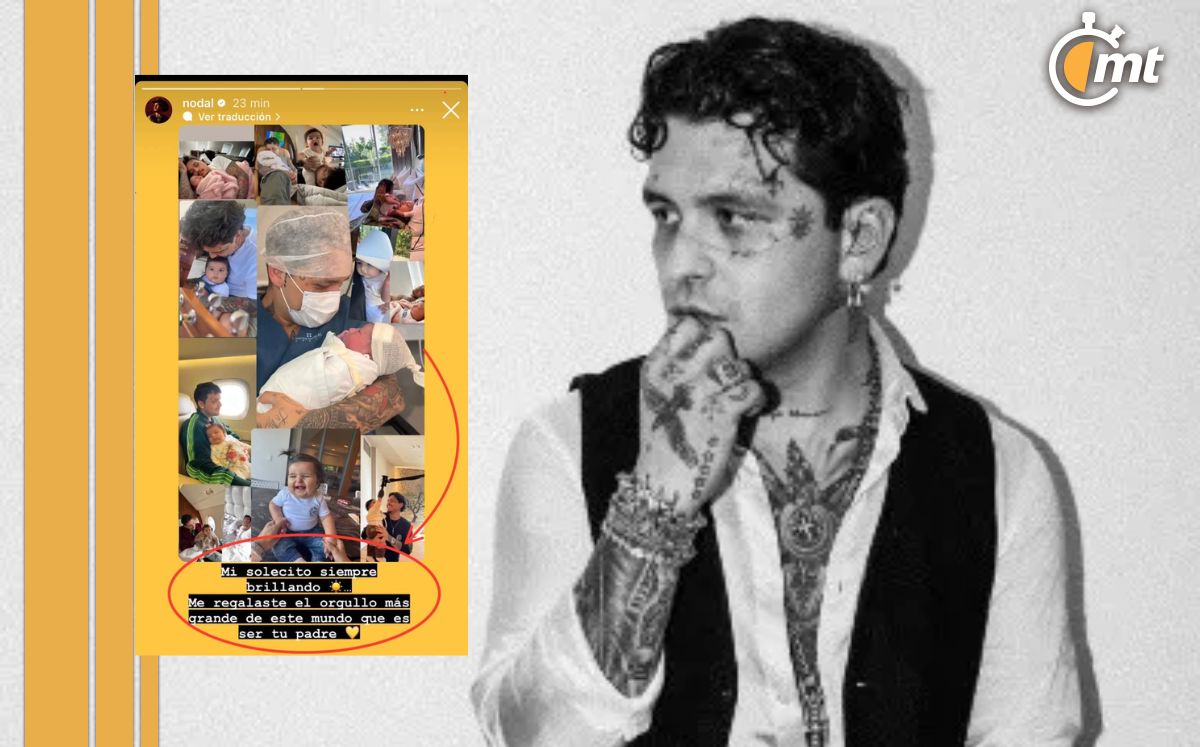 Así festeja Christian Nodal su primer Día del Padre | FOTO