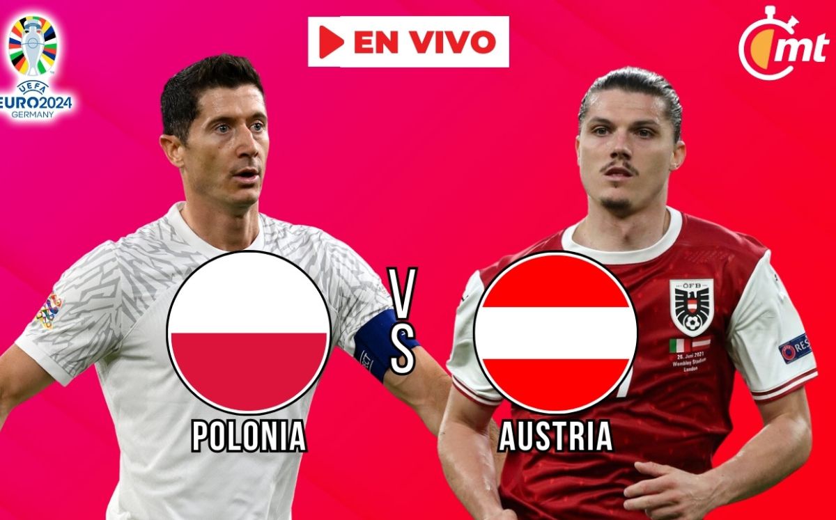 Polonia vs Austria EN VIVO. Juego HOY Eurocopa 2024