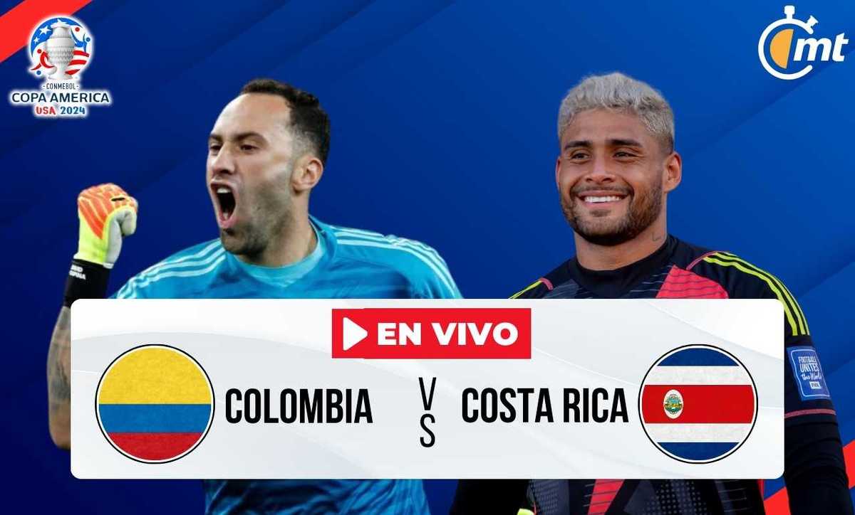 Colombia vs Costa Rica en vivo. Partido hoy Copa América 2024