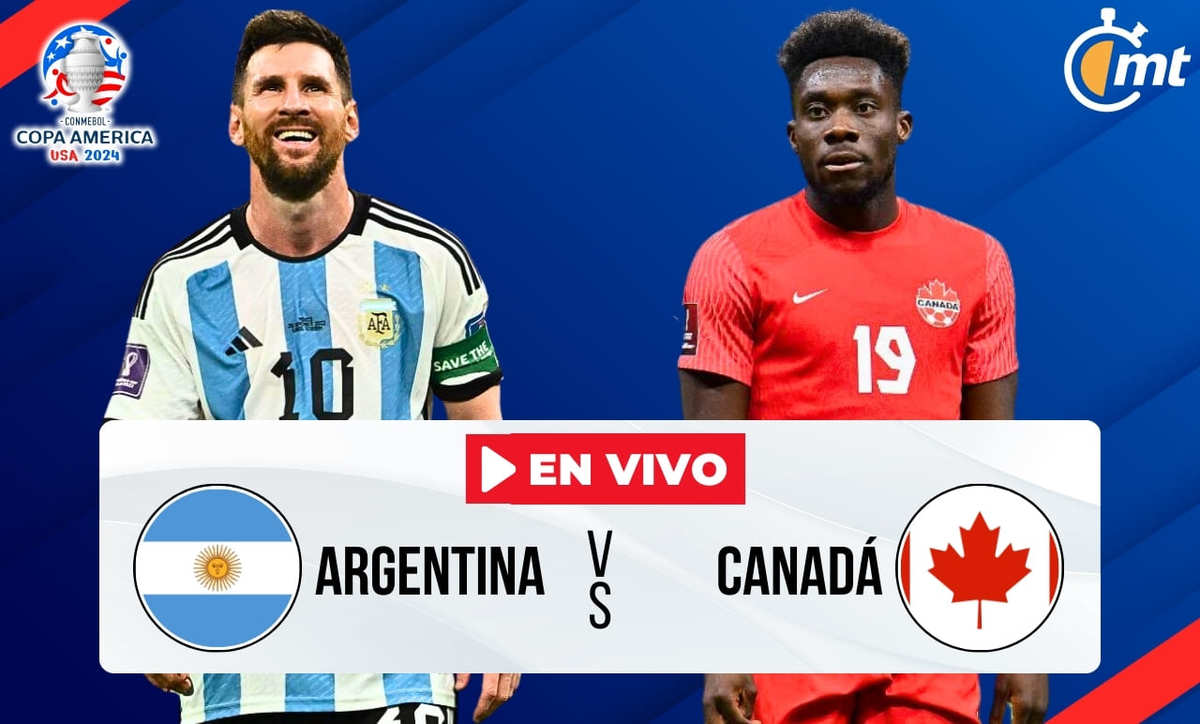 Argentina vs. Canadá EN VIVO. Transmisión semifinal Copa América 2024