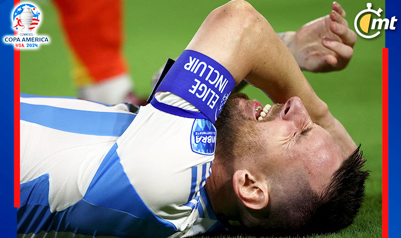 Así luce el tobillo de Messi tras la lesión en Copa América