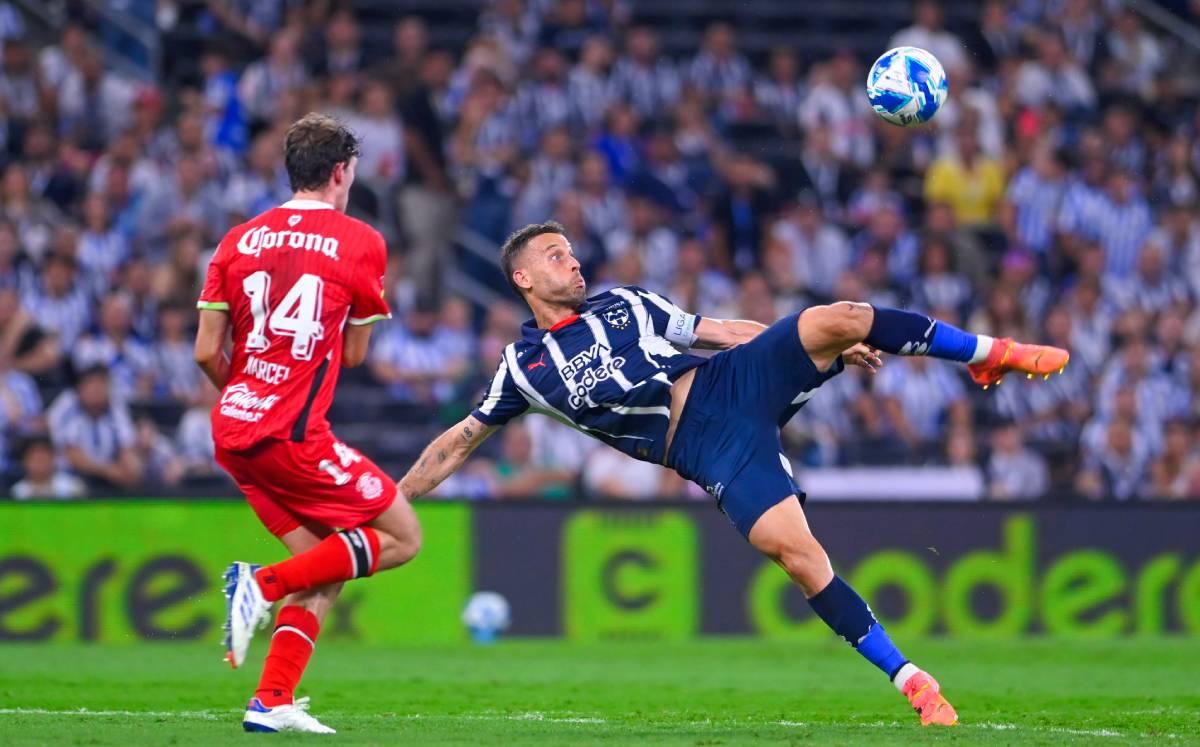 Resumen del partido Monterrey vs. Toluca (1-2). GOLES| Mediotiempo