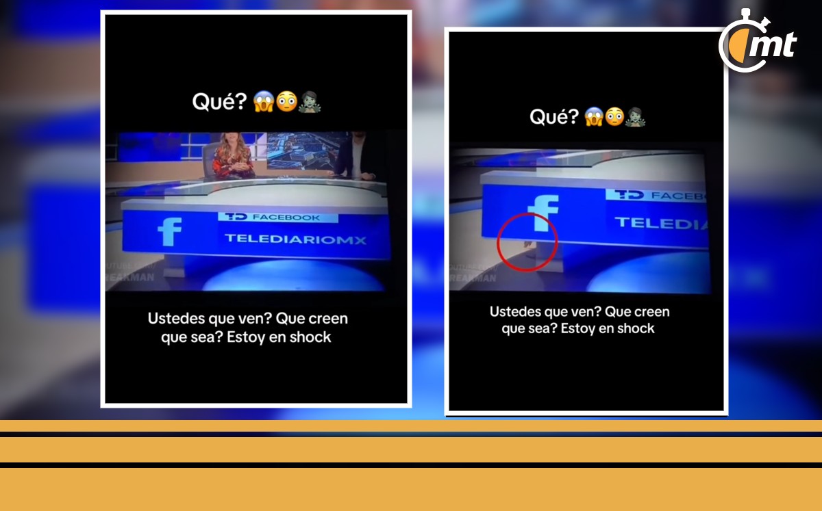 Captan presencia paranormal en noticiero de Telediario | VIDEO