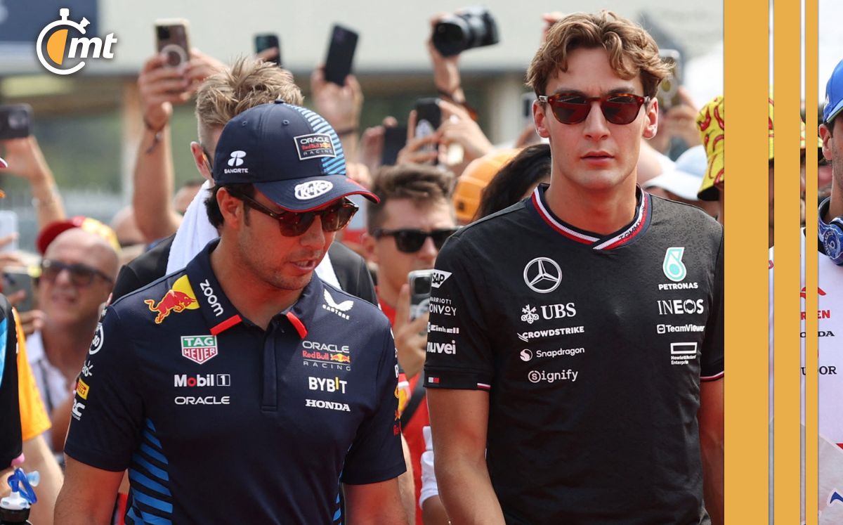¿Russell sustituiría a Checo? Esto respondió Horner