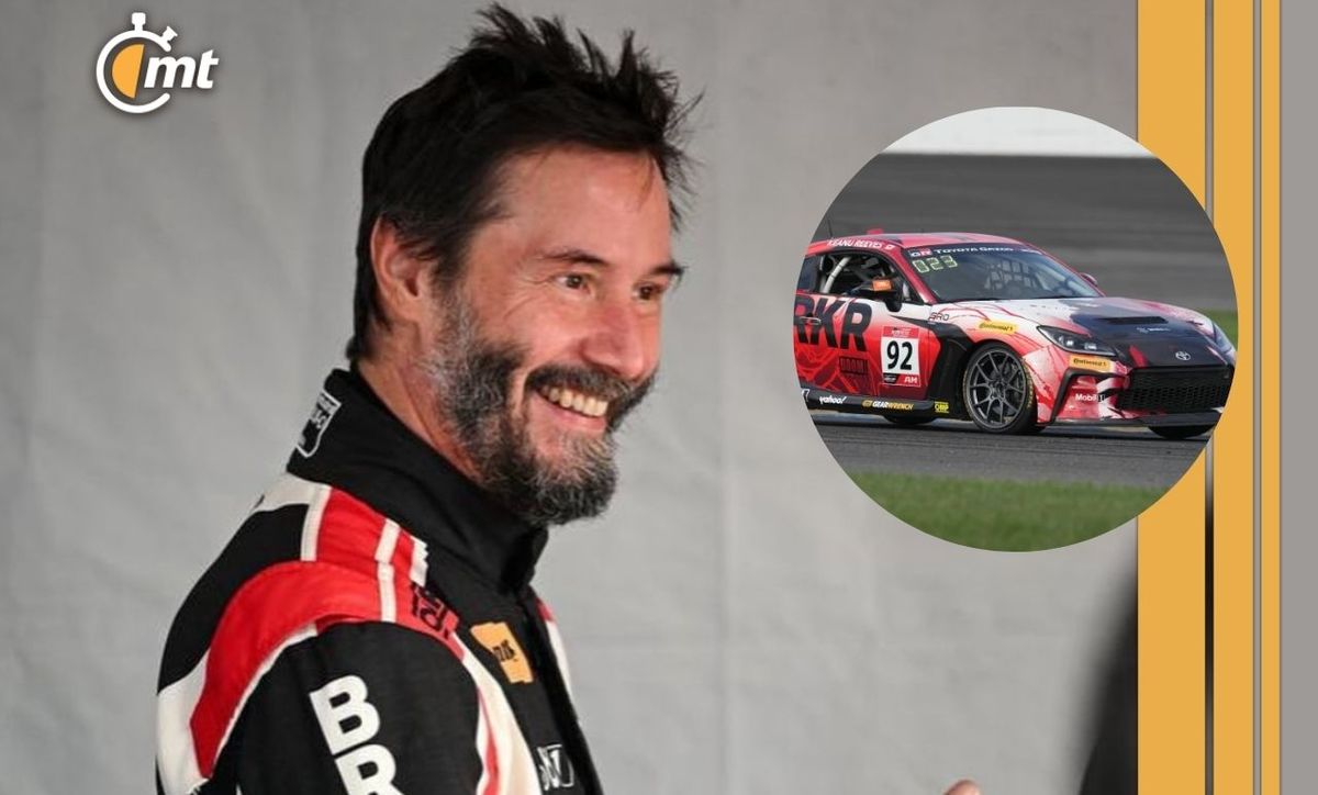 Keanu Reeves debuta como corredor de autos en Toyota GR Cup