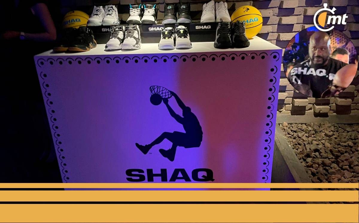 Shaquille O'Neal visitó México para el lanzamiento de la marca 'Shaq'