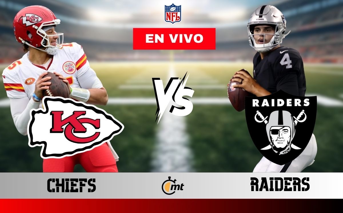 Semana 8 de la NFL: A qué hora y donde ver HOY Raiders vs Chiefs