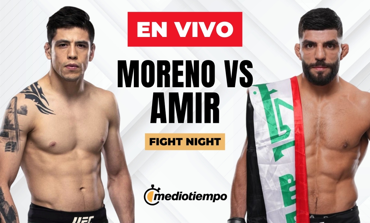 UFC: A qué hora y dónde ver pelea de Brandon Moreno vs Amir Albazi