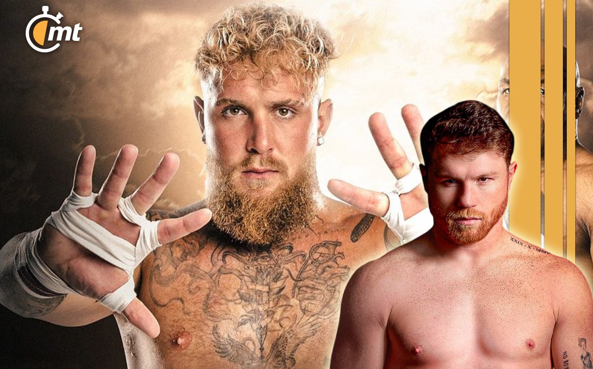Jake Paul lanza nuevo reto a Canelo previo a pelea ante Mike Tyson