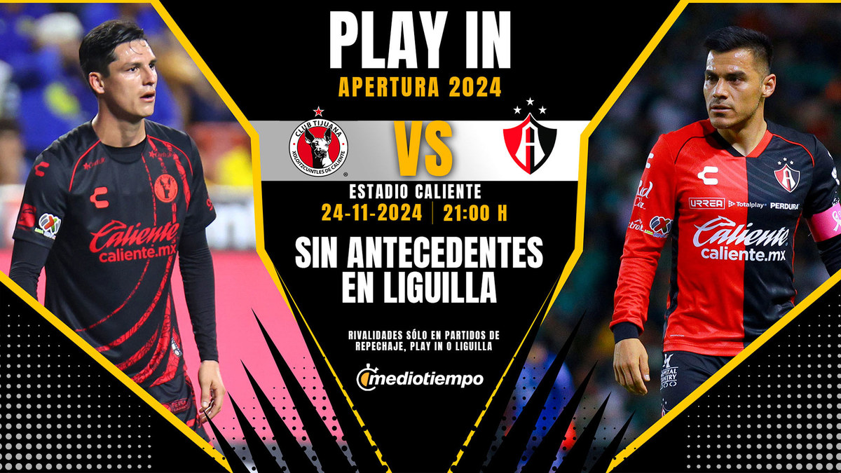 Xolos vs Atlas EN VIVO. Transmisión ONLINE Play in Liga MX 2024