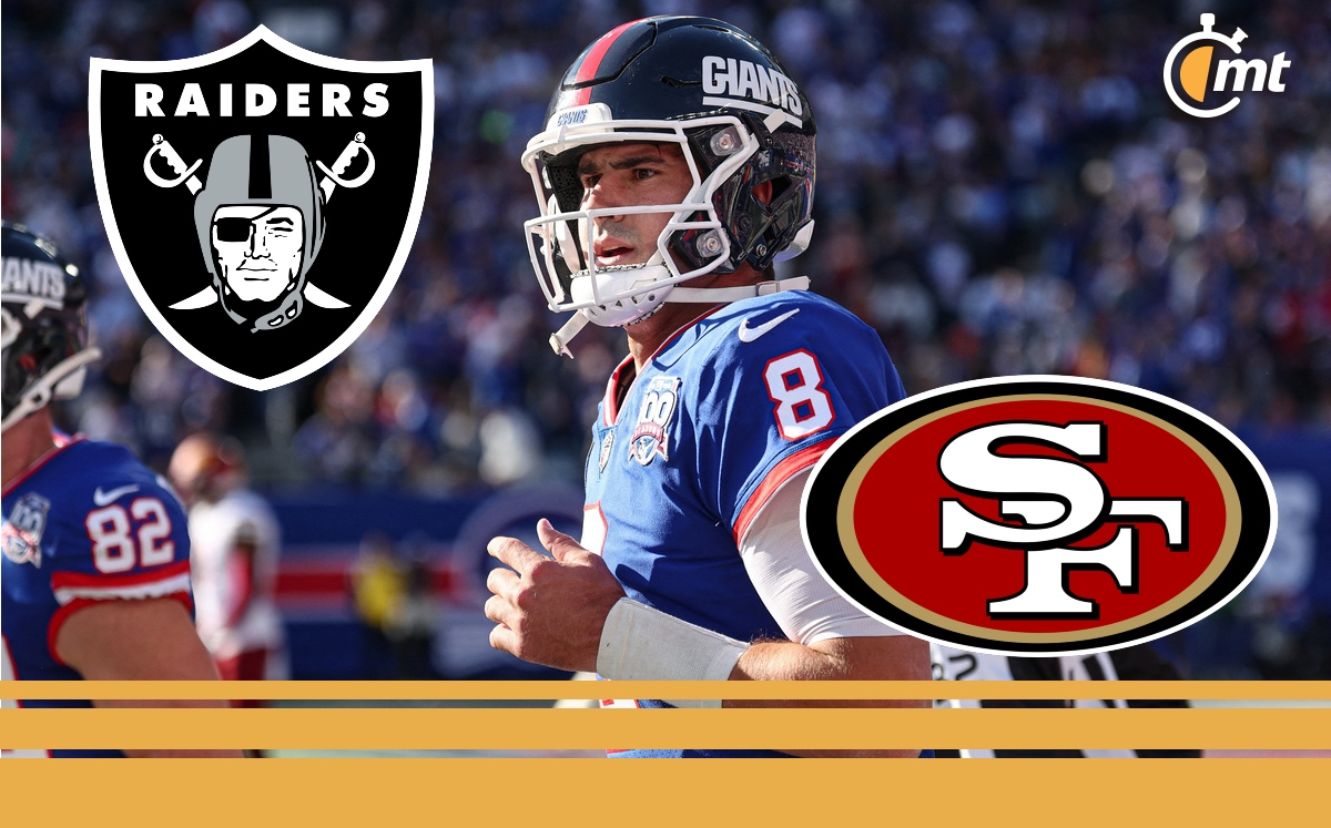 Daniel Jones en la mira de Raiders tras salir de Giantas; esto se sabe