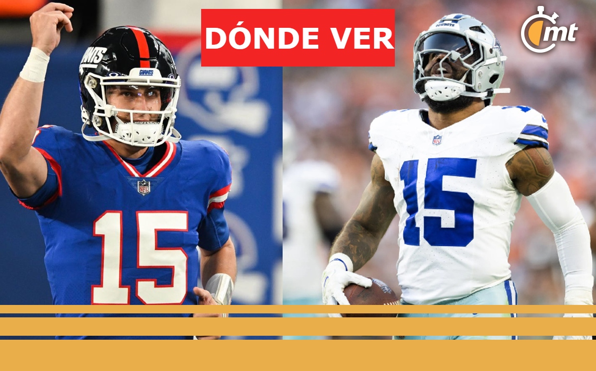 NFL: Dónde y a qué hora ver Dallas Cowboys vs Ney York Giants EN VIVO