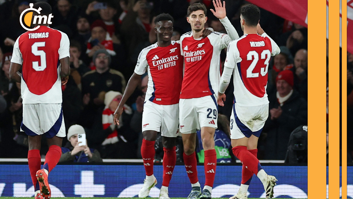 Resumen del partido Arsenal vs Mónaco (3-0). GOLES