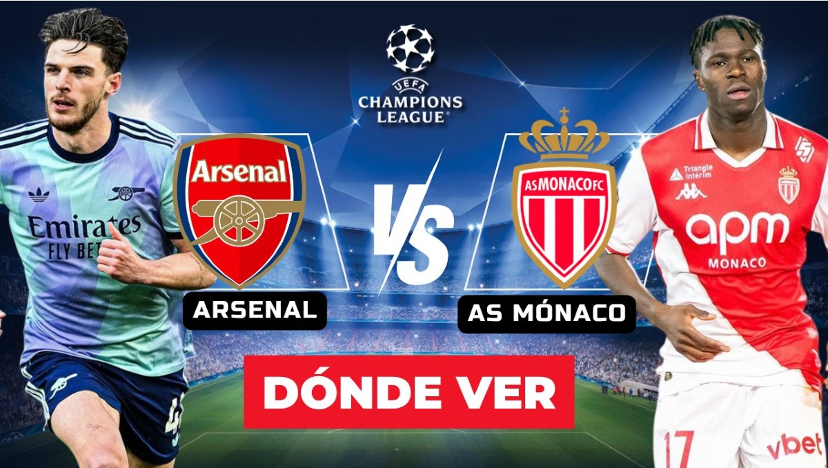Arsenal vs Mónaco EN VIVO. Transmisión ONLINE Partido de Champions