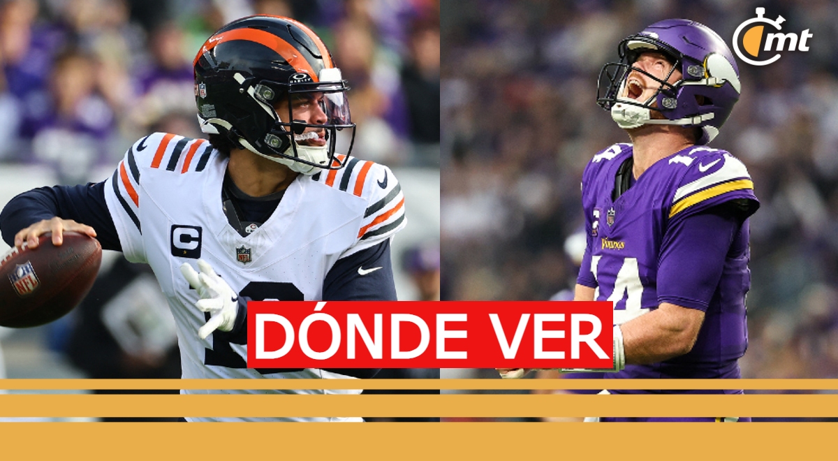 A qué hora y dónde ver Vikings vs Bears EN VIVO Monday Night Football