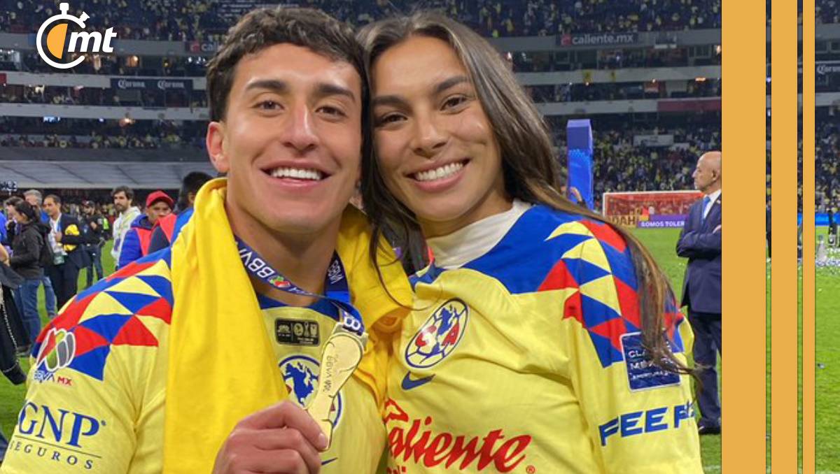 Zendejas festeja título de América con gran beso a Sabrina Enciso