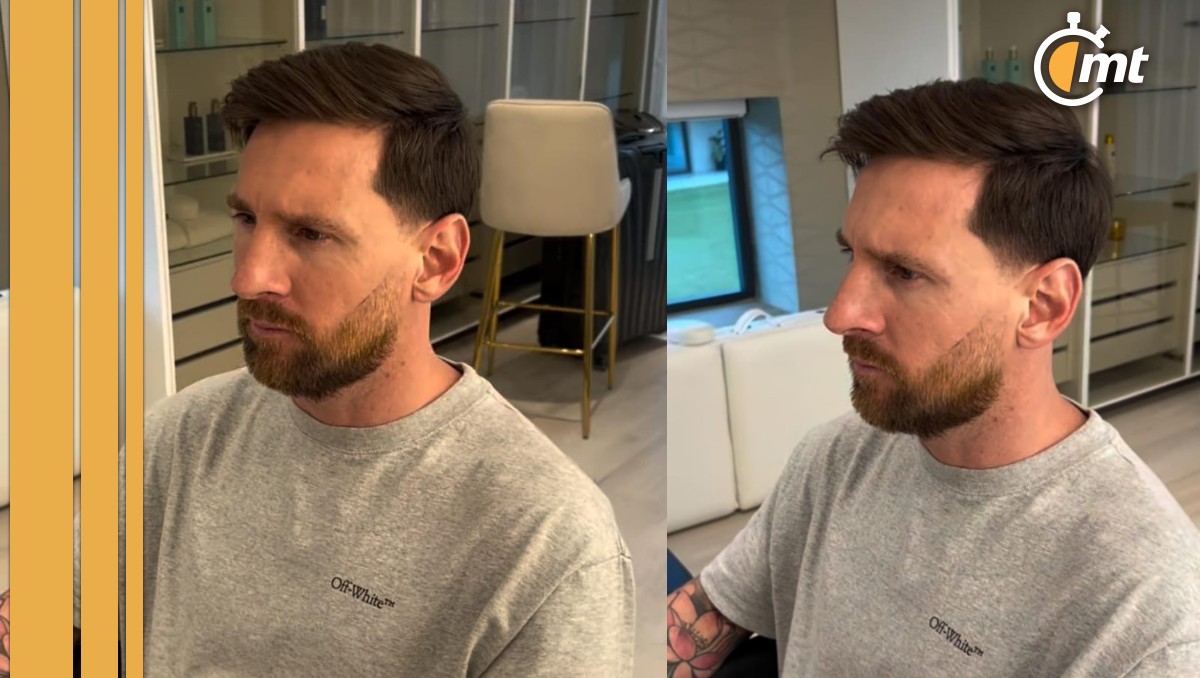 Lionel Messi cambia de look para recibir navidad