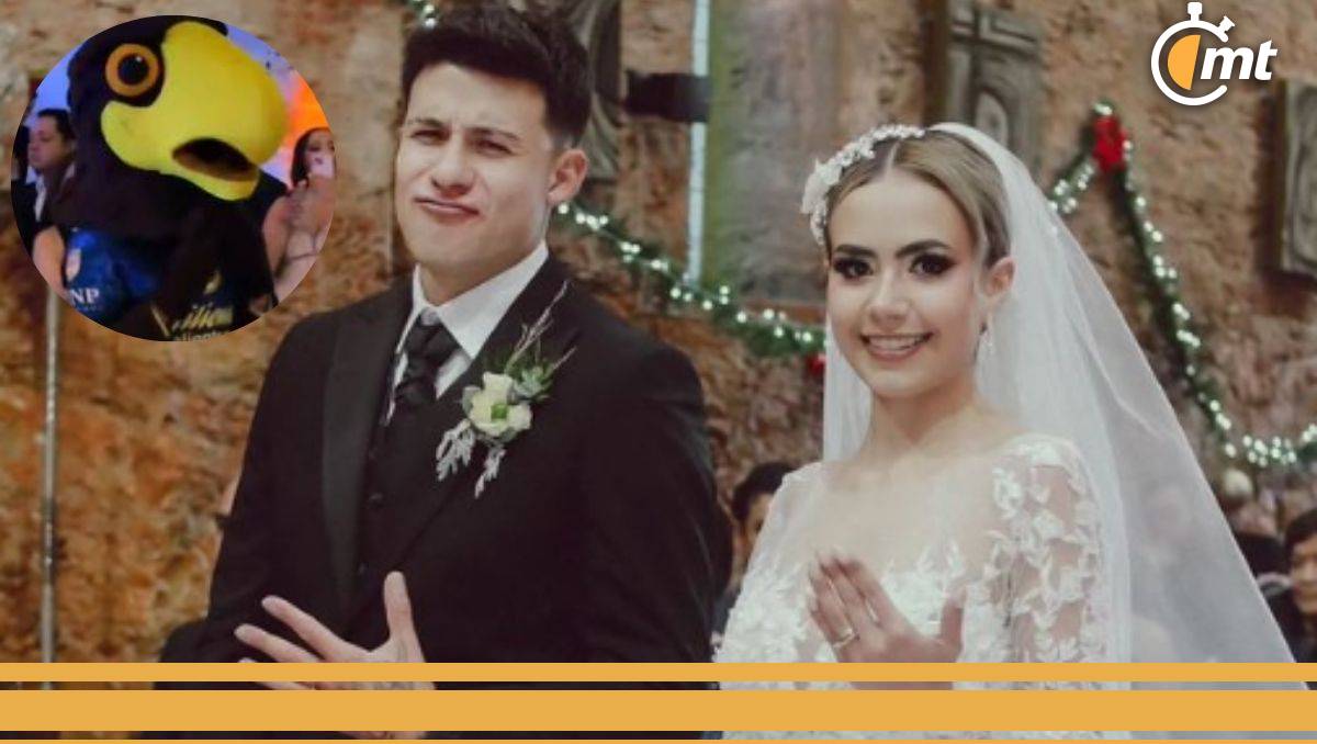 Illian Hernández se casó con mascota e himno del América en su fiesta