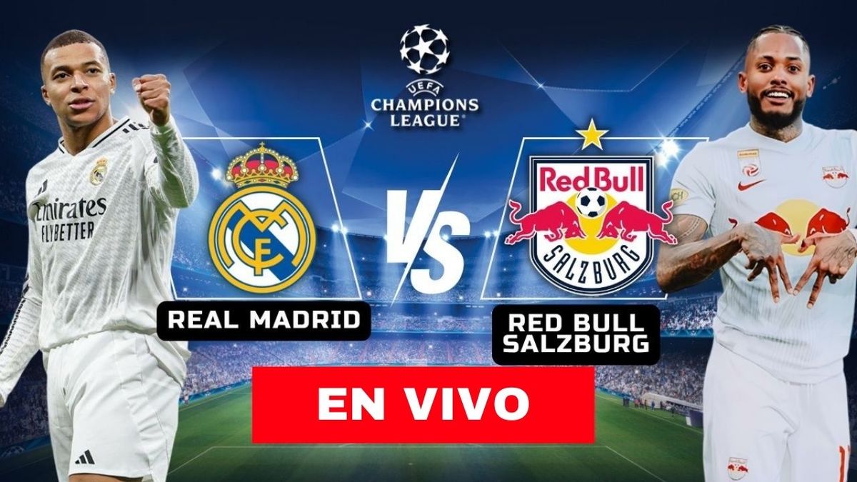 Real Madrid vs RB Salzburg: a qué hora y dónde ver EN VIVO Jornada 7