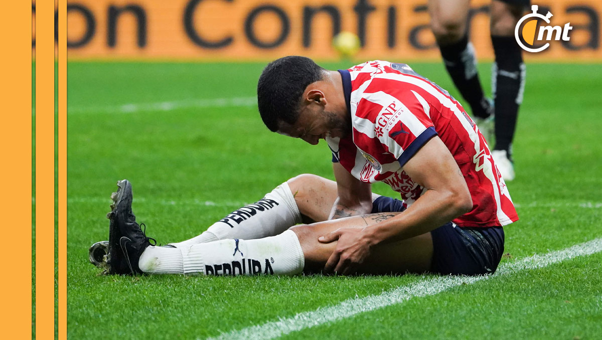 Daniel Flores debutó con Chivas y jugó 13 minutos porque se lesionó