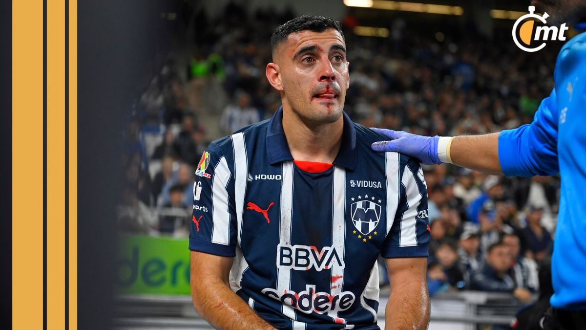 Así quedó el rostro de Berterame tras aparatoso choque con Barreto