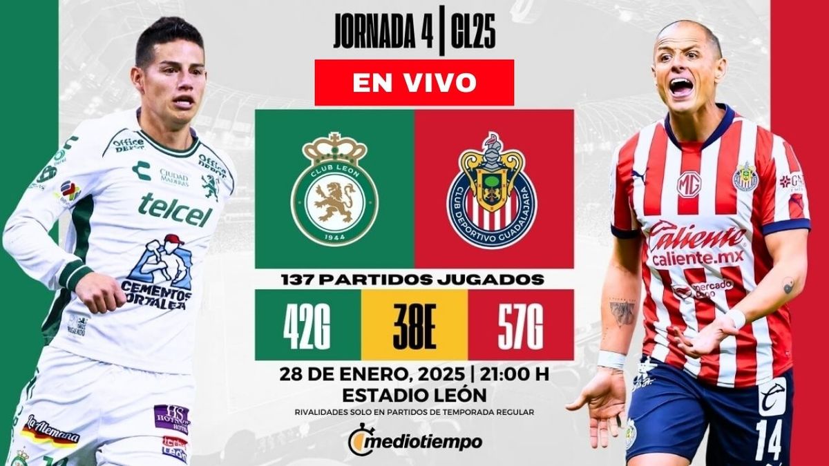 León vs Chivas: dónde ver EN VIVO Jornada 4 de la Liga MX