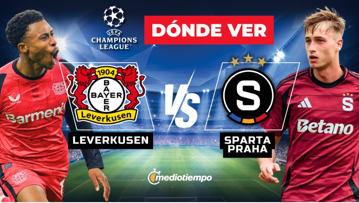 Dónde VER Bayer Leverkusen vs Sparta Praha: horario de Champions 2025