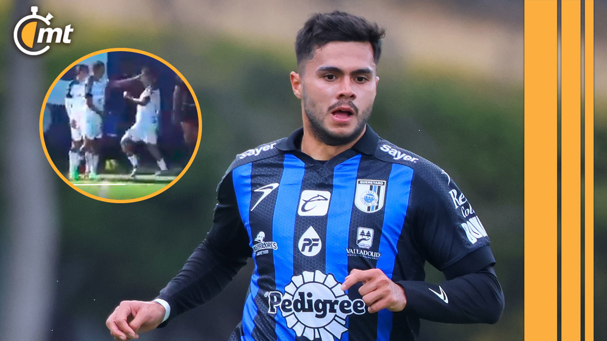 Alan Medina ignora a compañero de Querétaro y desata polémica