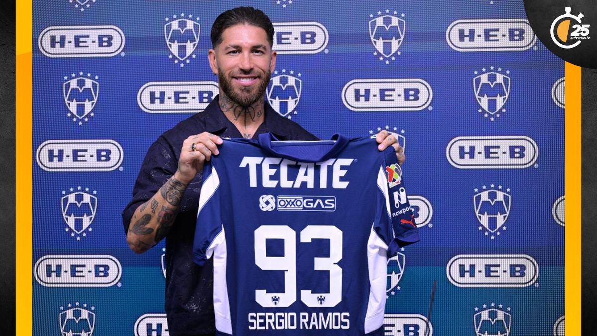 Rayados presenta a Sergio Ramos como su nuevo refuerzo estrella