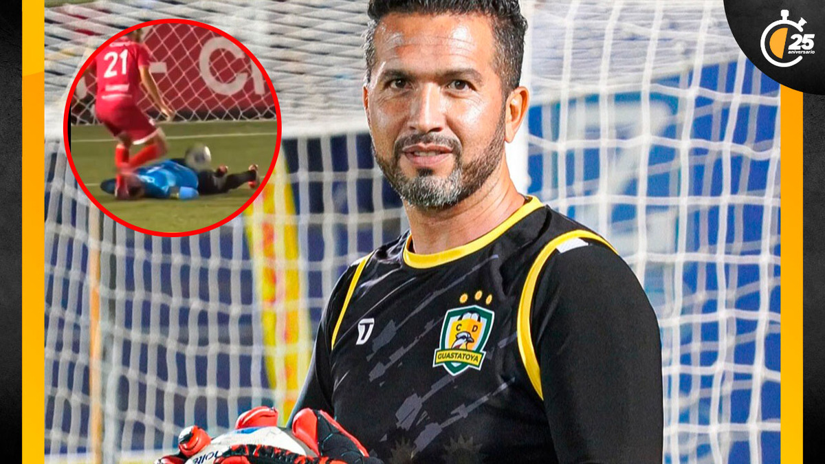 Portero sufre conmoción cerebral tras balonazo en Guatemala | VIDEO