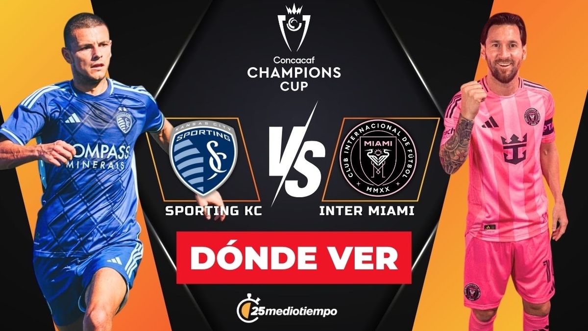 Dónde y a qué hora ver Inter Miami vs Sporting KC EN VIVO Concacaf
