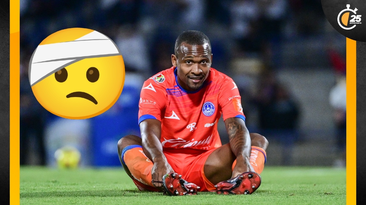 Samir Caetano sale noqueado del Necaxa vs Mazatlán