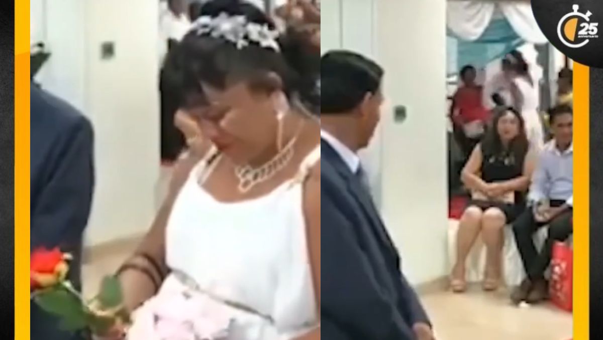 VIRAL | Mujer HUYE de su BODA dejando solo al NOVIO