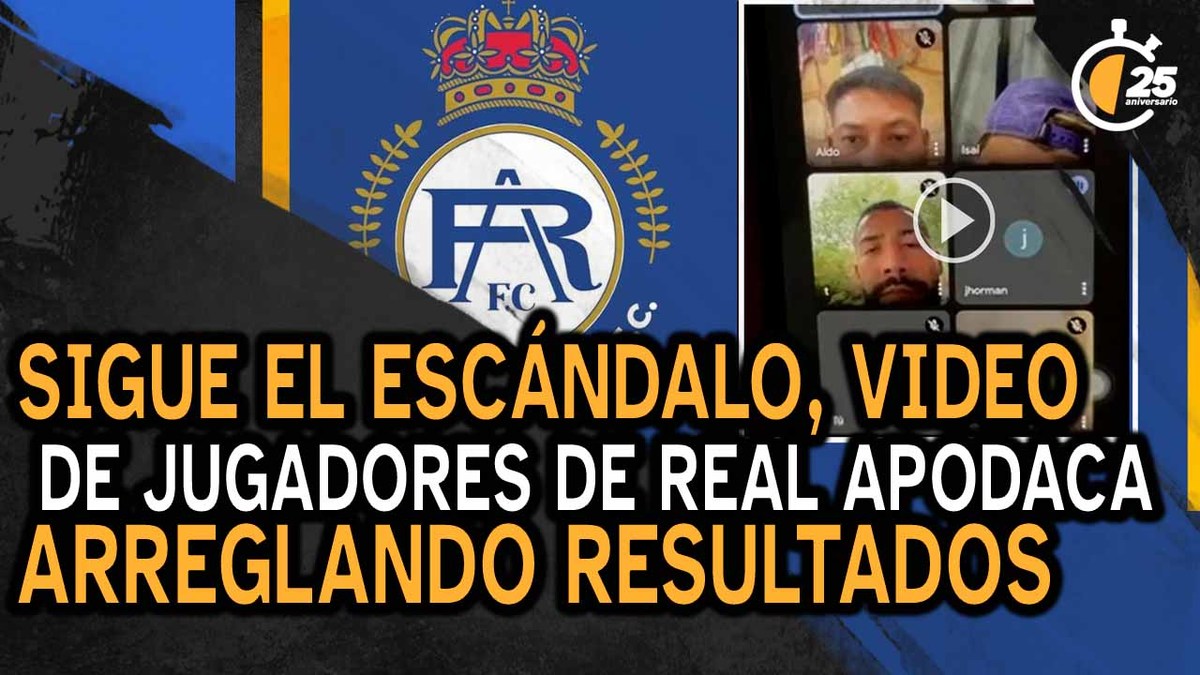 Revelan video de jugadores de Real Apocada arreglando resultados en ...