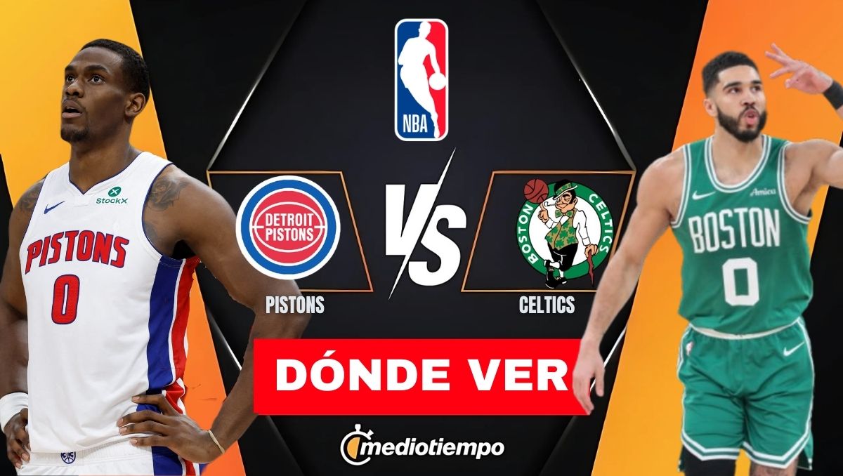 Dónde y a qué hora ver Pistons vs Celtics EN VIVO partido de NBA