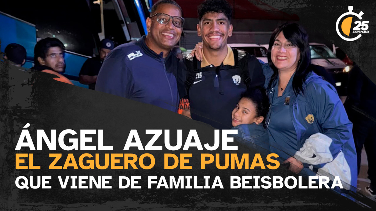 Ángel Azuaje el zaguero de Pumas que viene de familia beisbolera