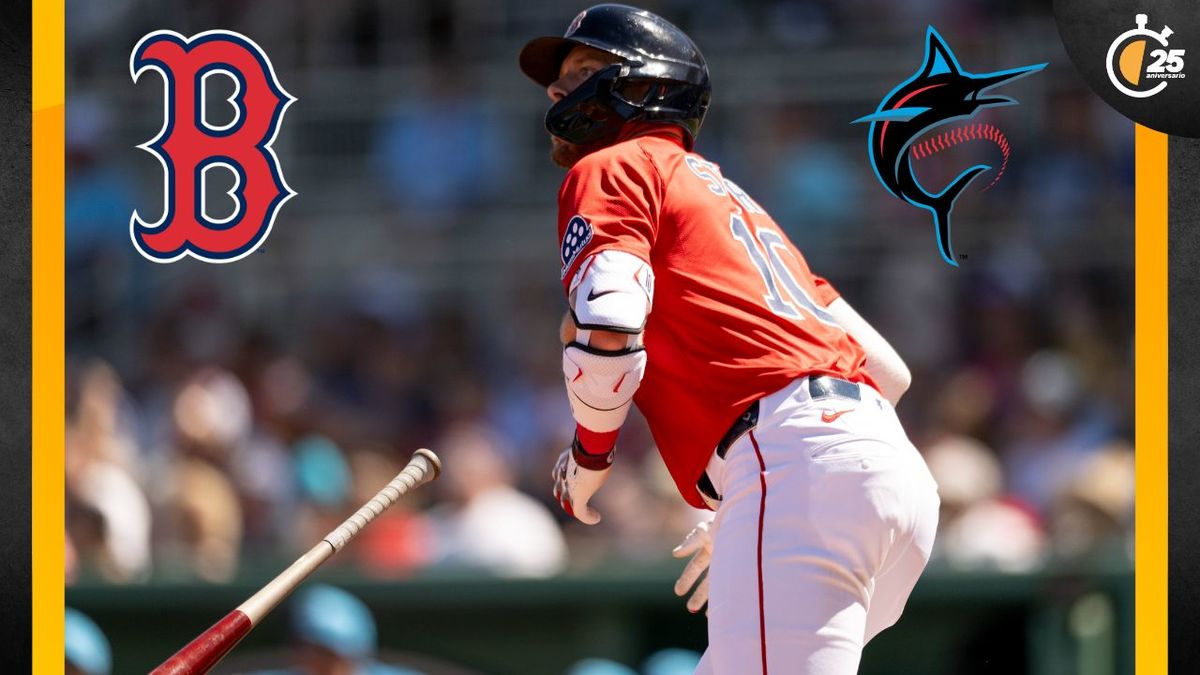 Boston Red Sox humilla a Miami Marlins en el Spring Training 2025.