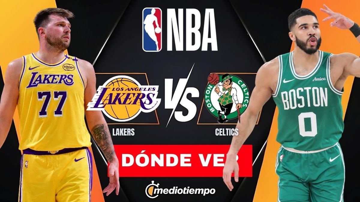 ¿A qué hora juega Lakers vs Celtics hoy? Dónde ver NBA 2025