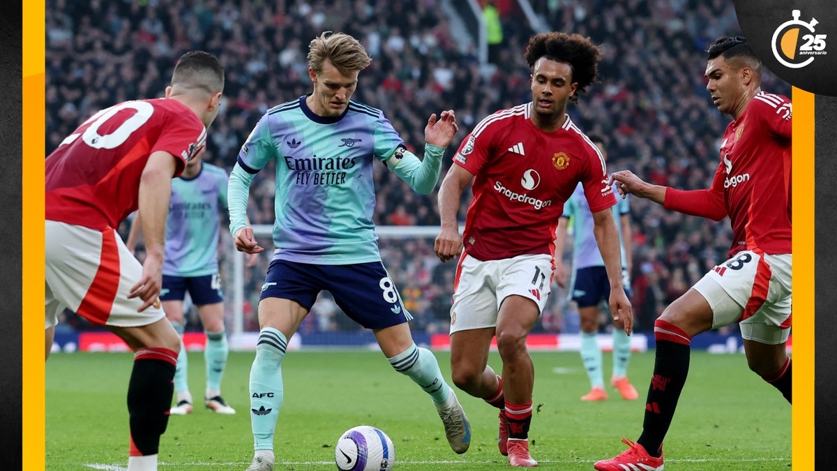 Resumen del partido Man United vs Arsenal (1-1) Premier League. GOLES"