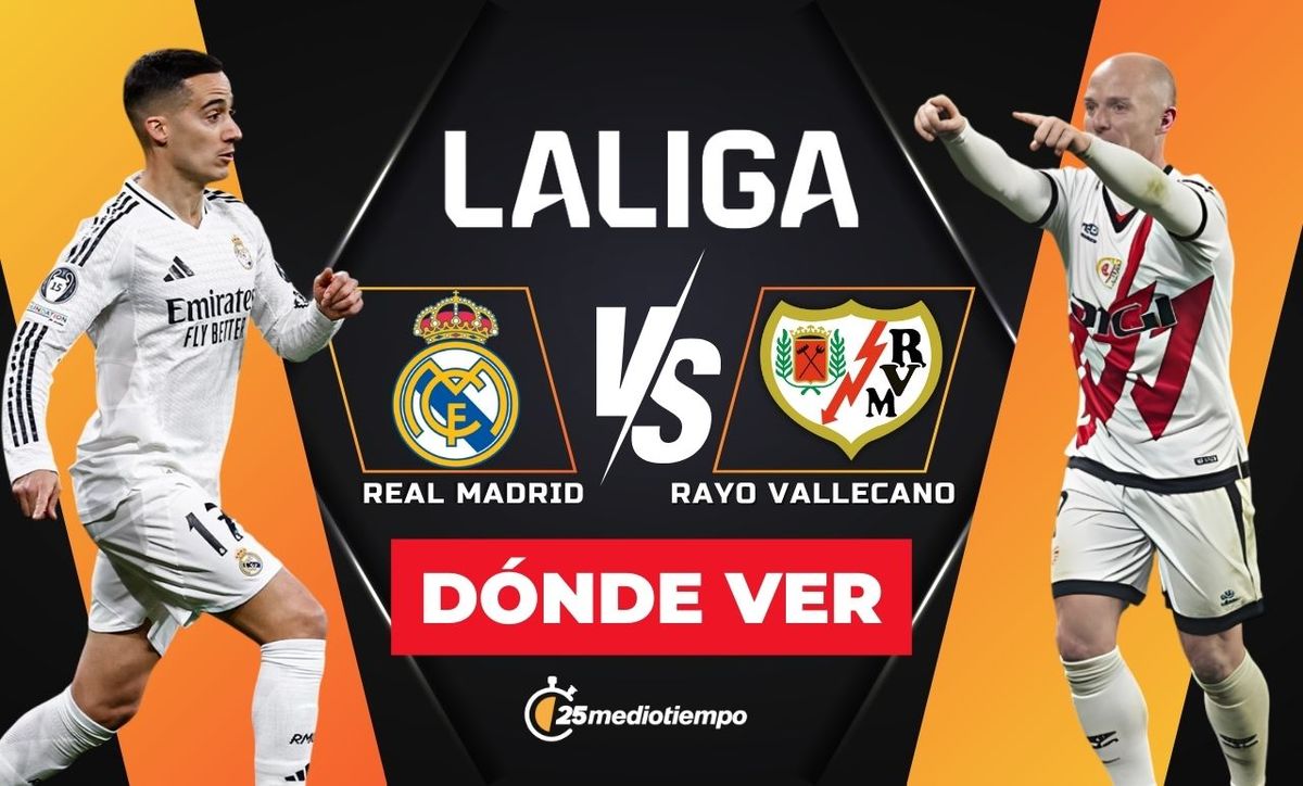Real Madrid vs Rayo Vallecano EN VIVO. A qué hora y dónde ver LaLiga