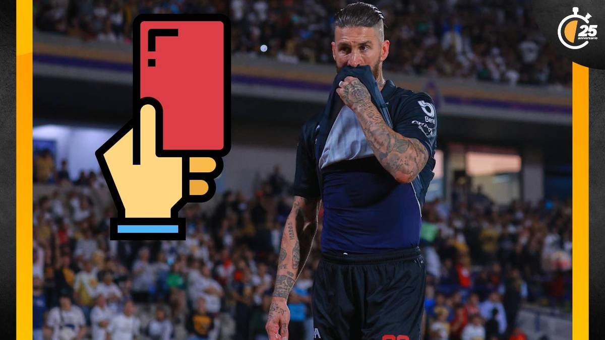 Sergio Ramos rompe el silencio tras su primera expulsión en Liga MX