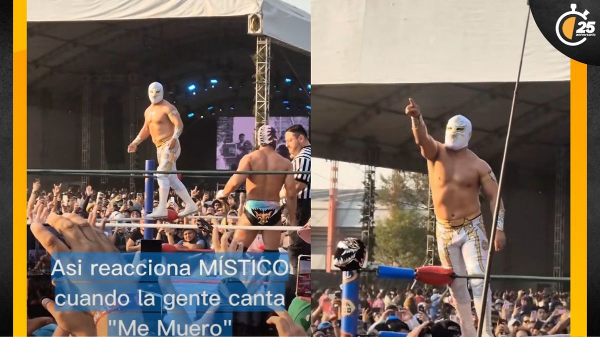 Fans de Místico le cantan 'Me Muero' antes de pelea y se hace viral