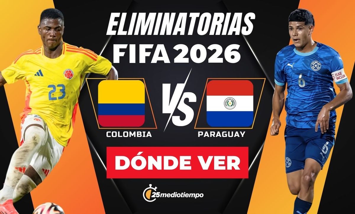 Dónde ver Colombia vs Paraguay: Horario de Eliminatorias Mundial 2026